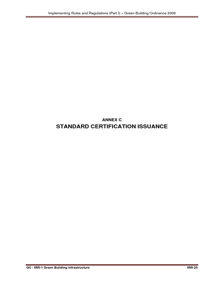 Annex C | PDF | Government
