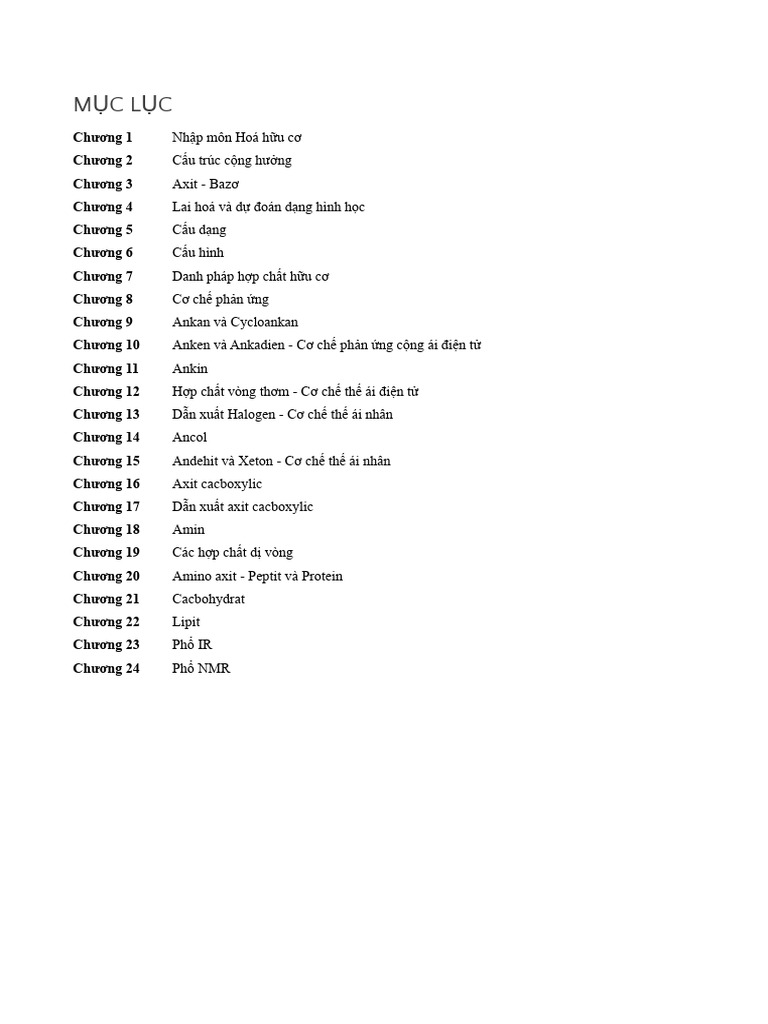 GT. Hóa H U Cơ. Chap1-8 | PDF