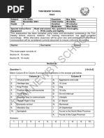 NSTech grade 5 Term 1 Practical Task | PDF | Plants | Natural Environment