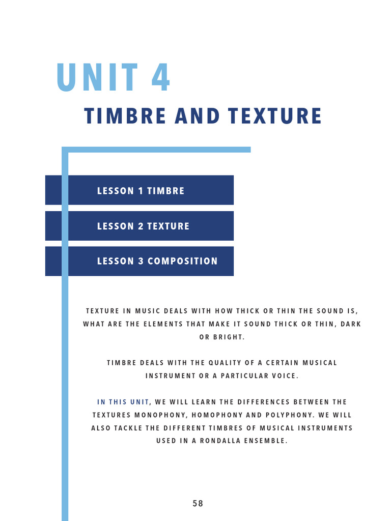 G9-G10 Timbre and Texture | PDF | Sound | Musical Instruments