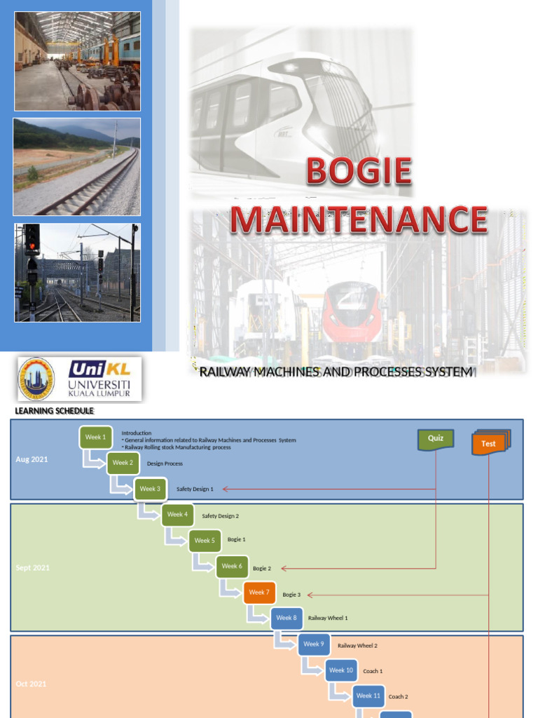 Bogie (Part 3 - Bogie Mainteanance) | PDF | Brake | Rail Transport