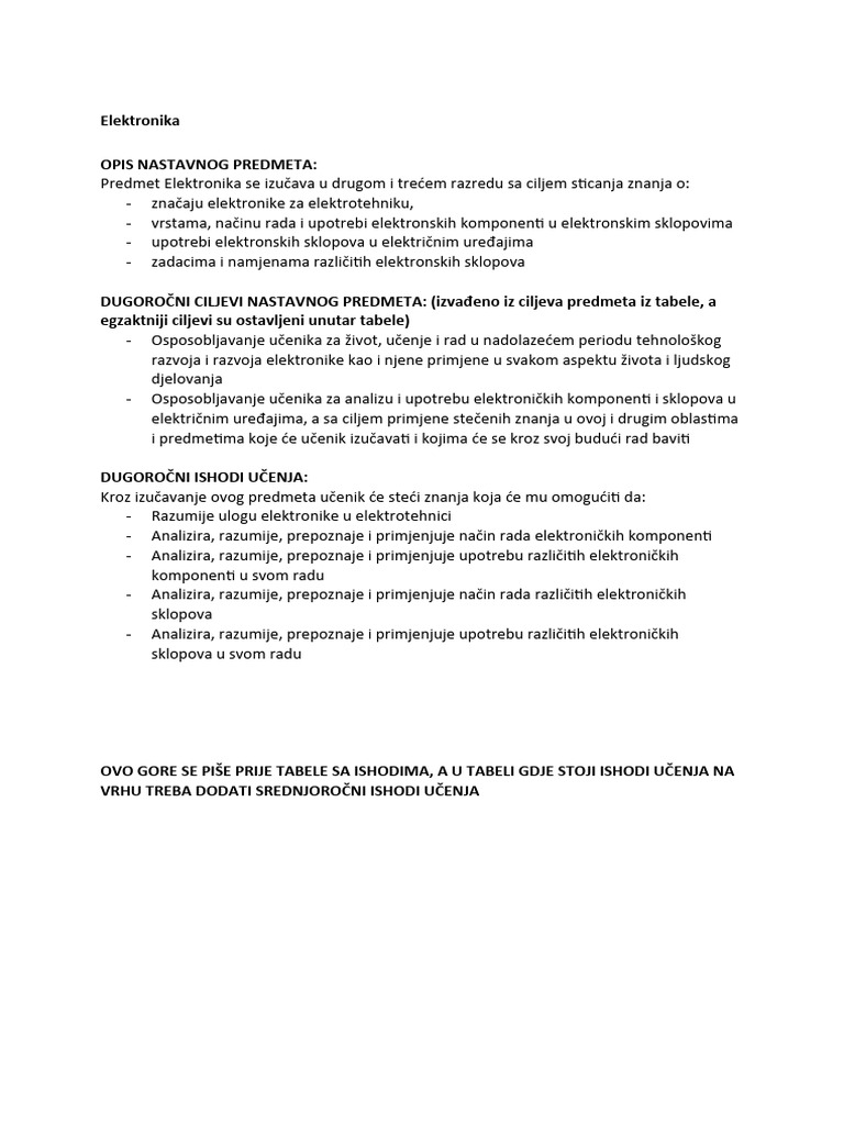 uputstvo za pisanje npp | PDF