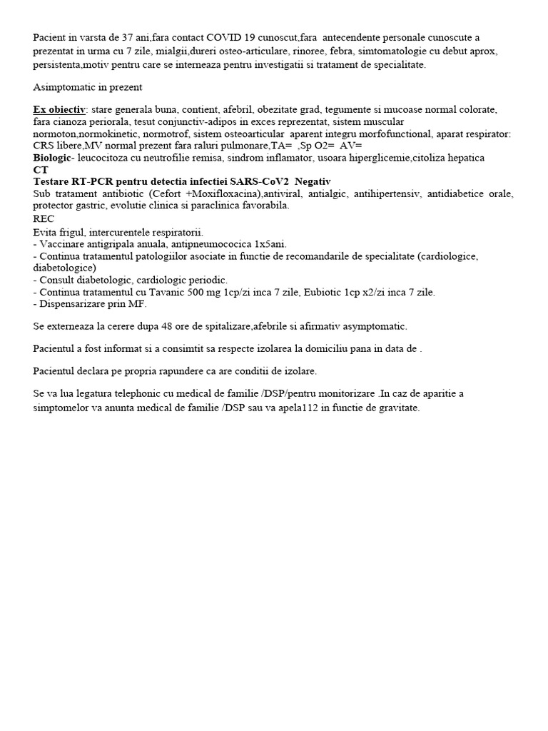 Post-Antibiotic Care and Monitoring | PDF