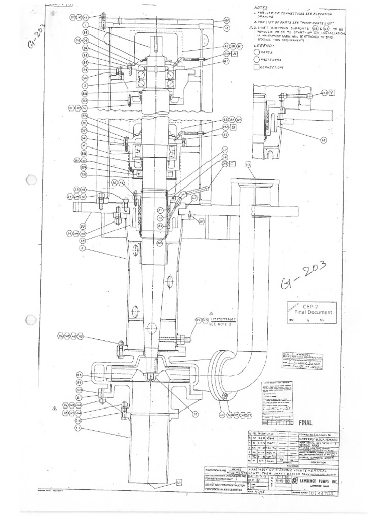 G-203 Pump Cross Section | PDF