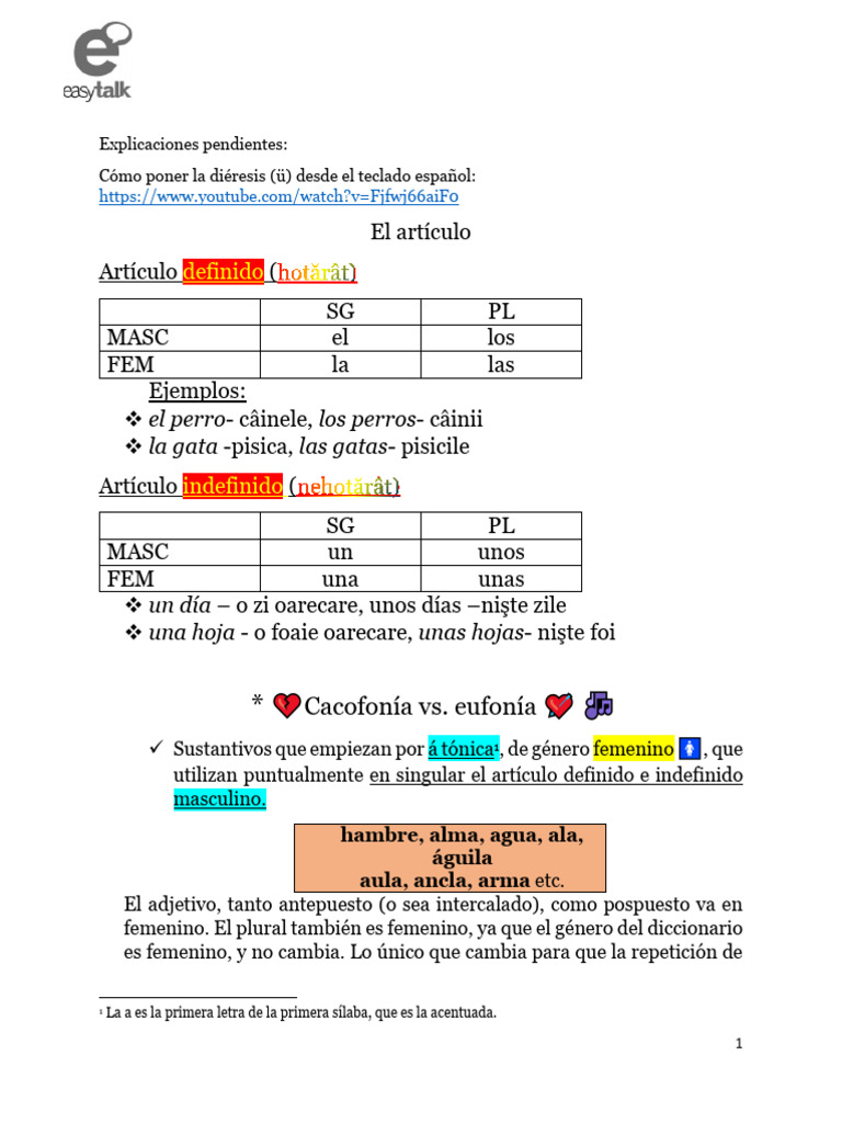 Spanish Class | PDF | Verbo | Sintaxis