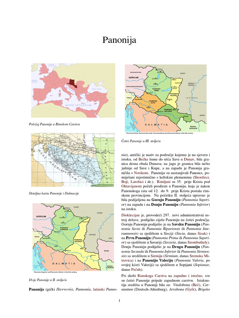 Panonija | PDF