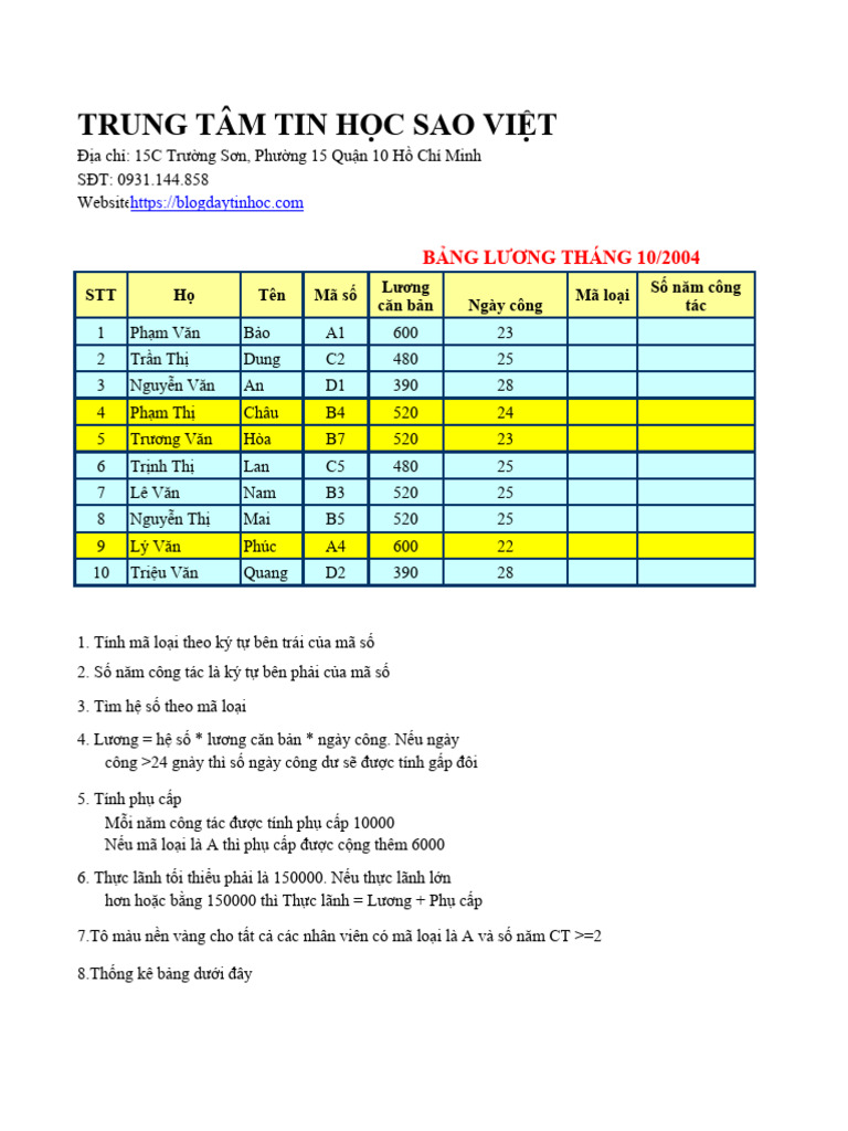 Nang Cao - Bai Tap 5 | PDF