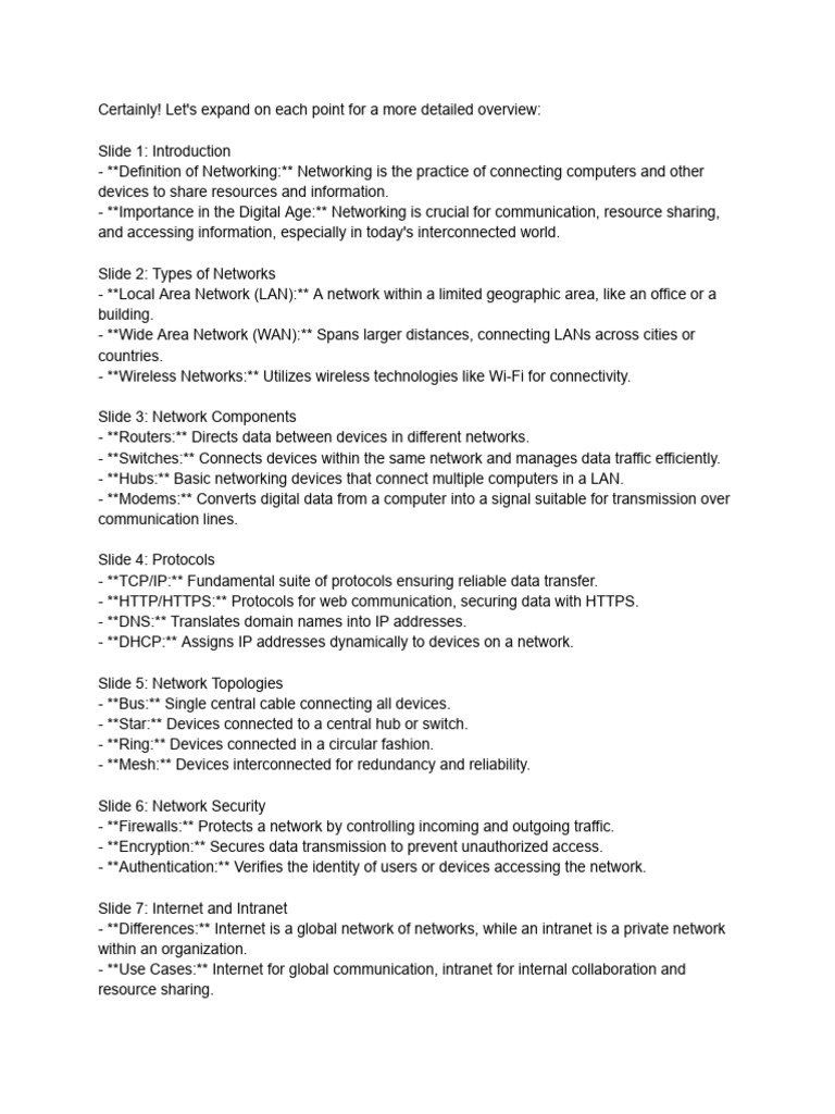 Networking PDF | PDF | Computer Network | Local Area Network
