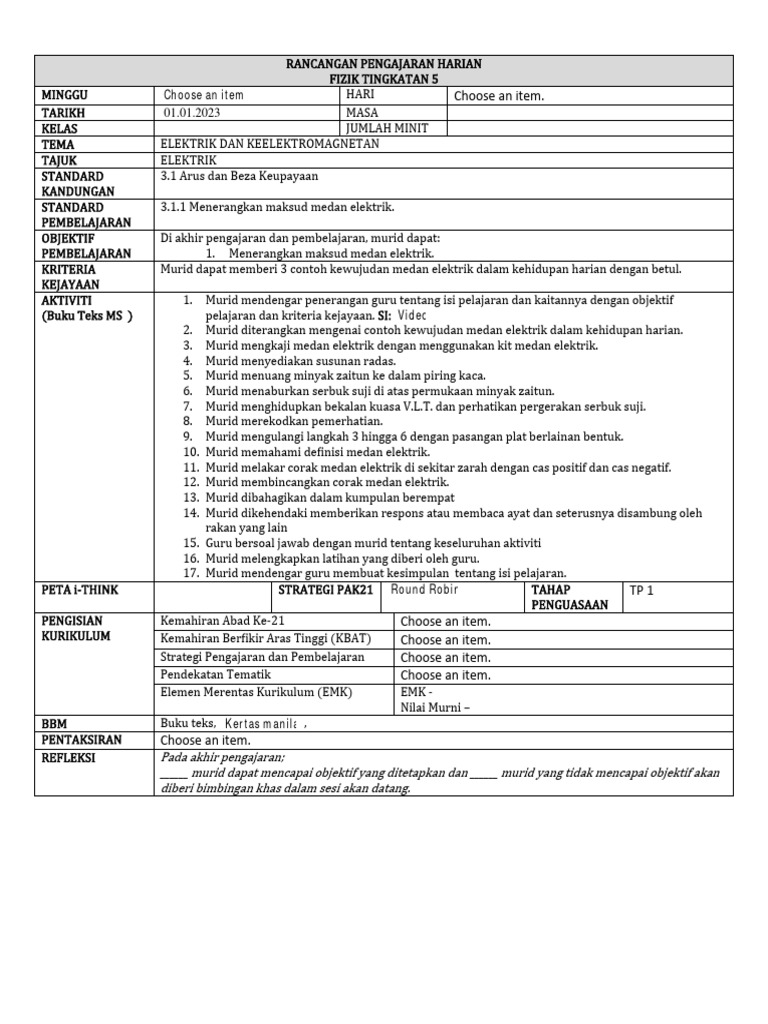 Rph-Unit 3 Elektrik | PDF