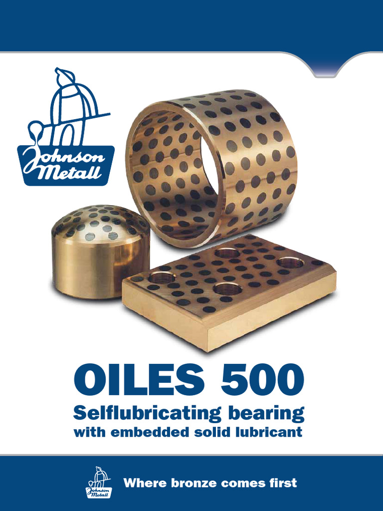 Oiles 500 Självsmörjande Glidlager 8190 - v2 | PDF | Bearing ...