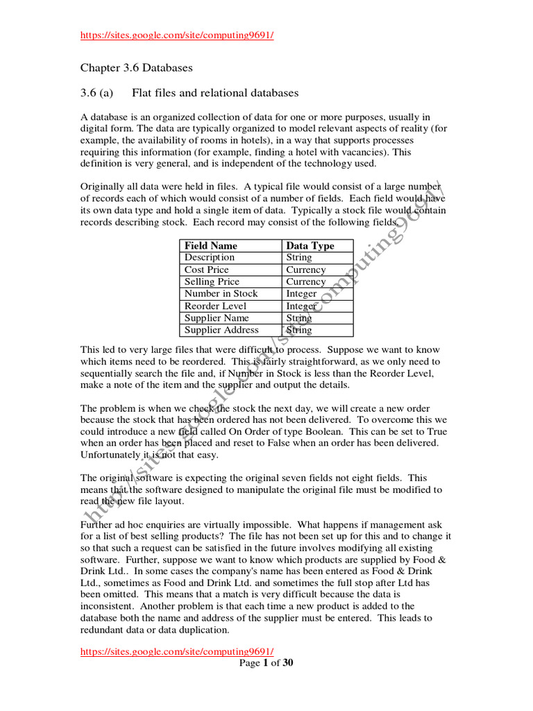 Databases | PDF | Databases | Relational Model Databases | PDF | Databases | Relational Model