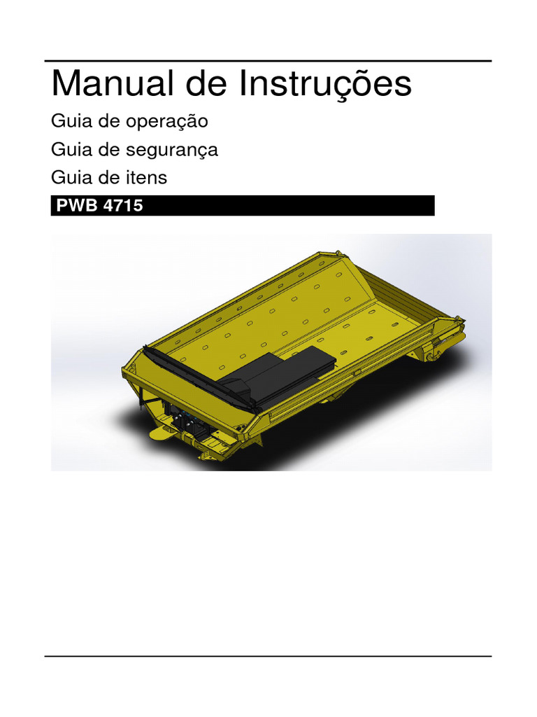 Manual do Pistão Hidráulico PWB 4715 | PDF | Parafuso