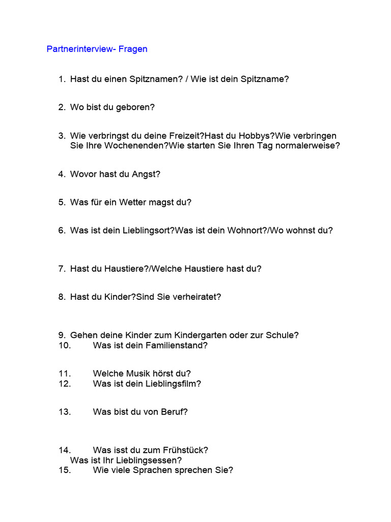 Partnerinterview | PDF