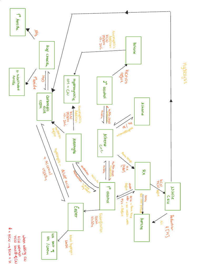 Mind Map for Reactions | PDF