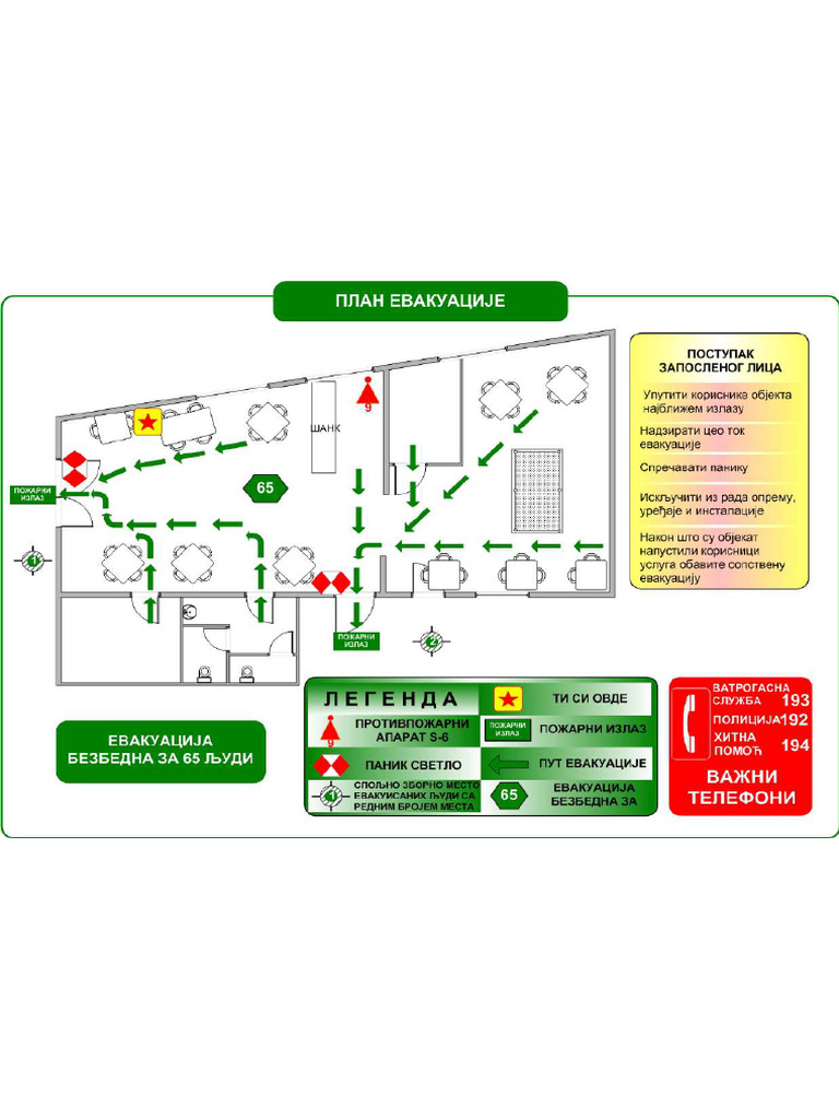 Plan evakuacije | PDF