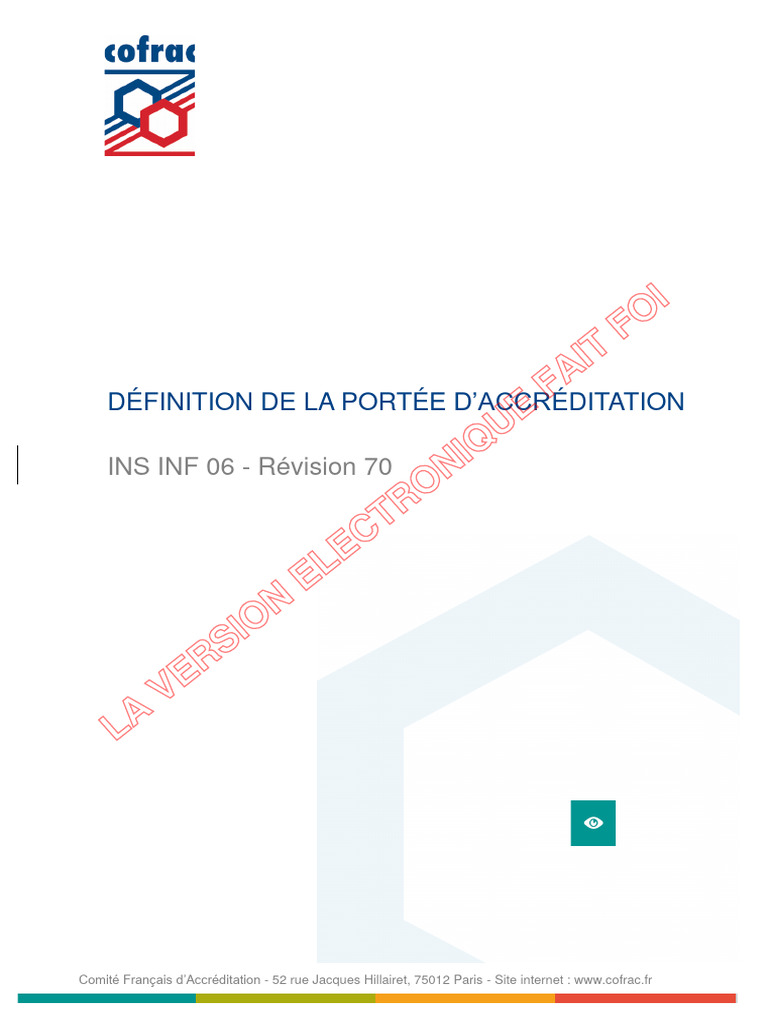 Ins-Inf-06-Révision 70 ILAC G28 | PDF