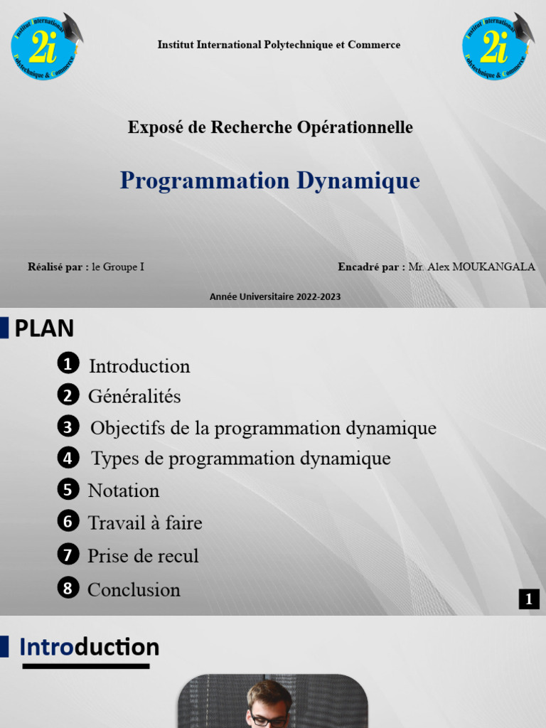 Programmation Dynamique Ben | PDF | Programmation dynamique | Optimisation mathématique