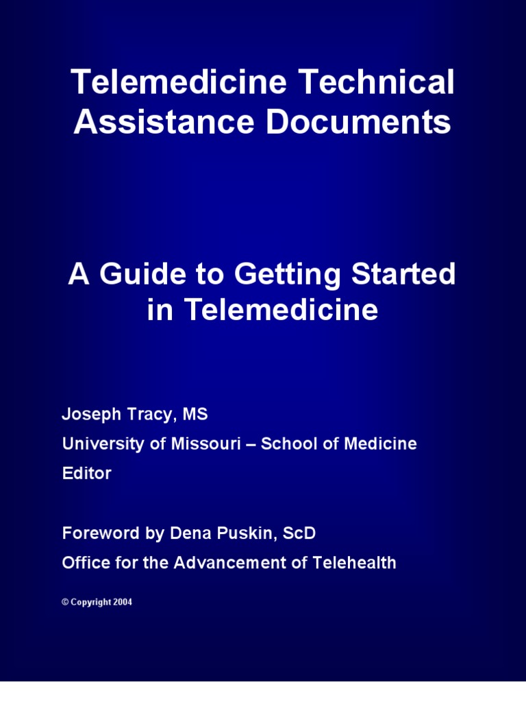 A Guide To Getting Started in Telemedicine | PDF | Telemedicine | Joint ...