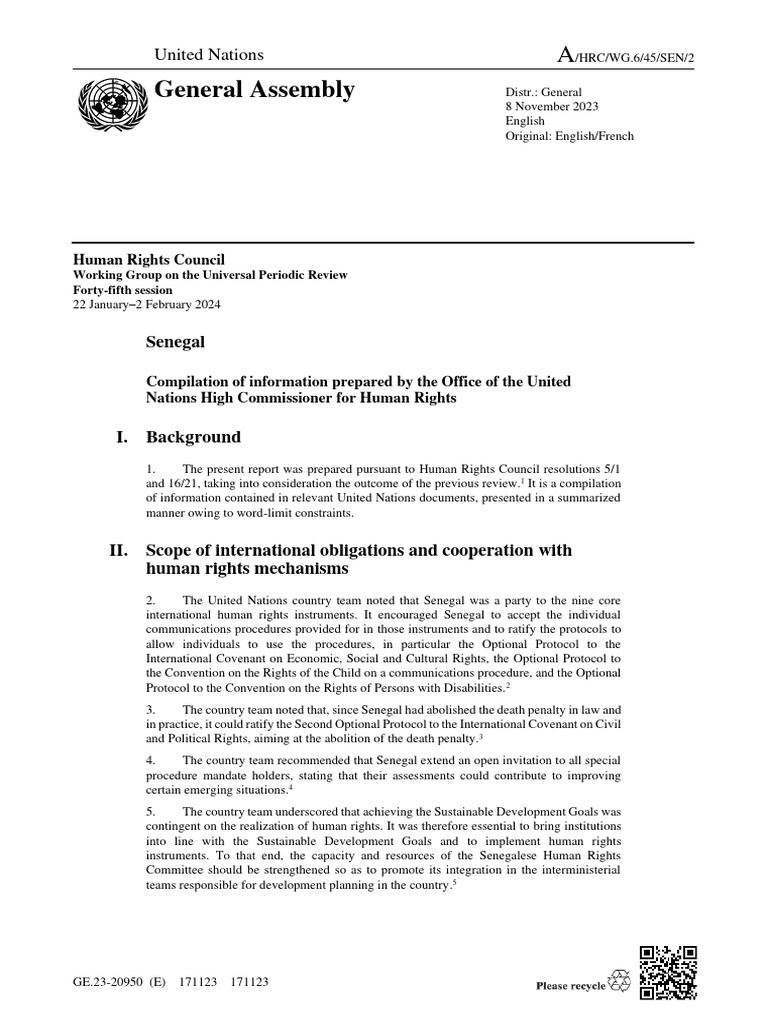 UN Report | PDF | Human Trafficking | Human Rights