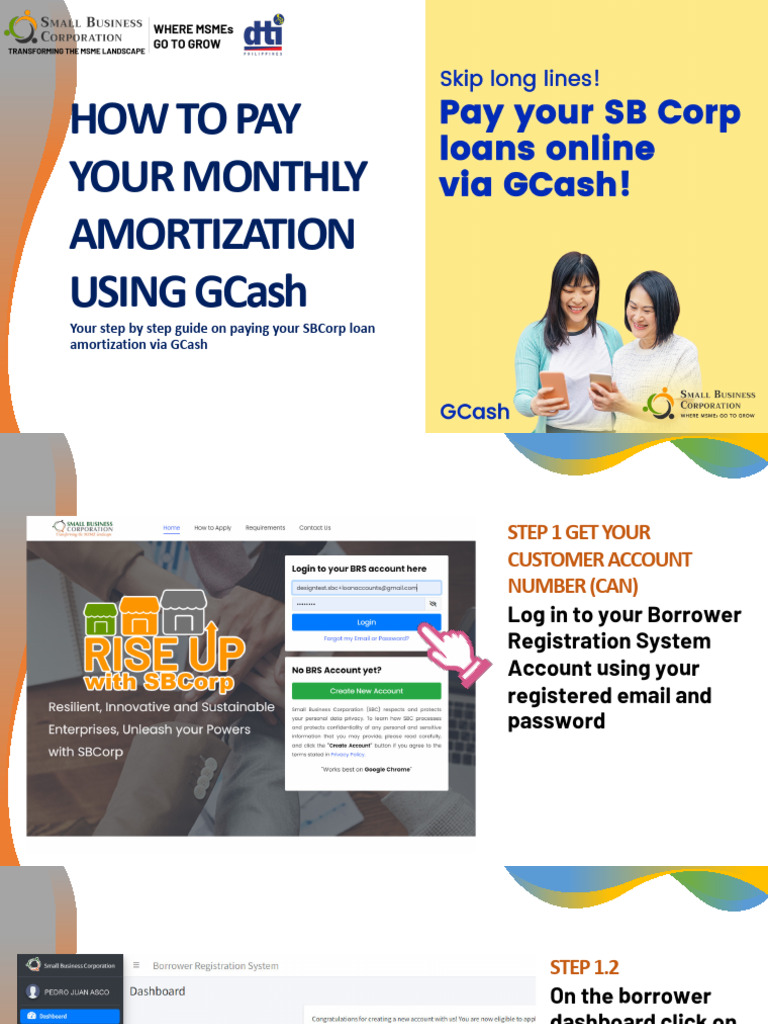 How To Pay Via GCash | PDF