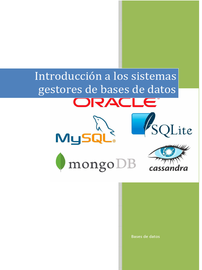1.1 Introducción A SGBD | PDF