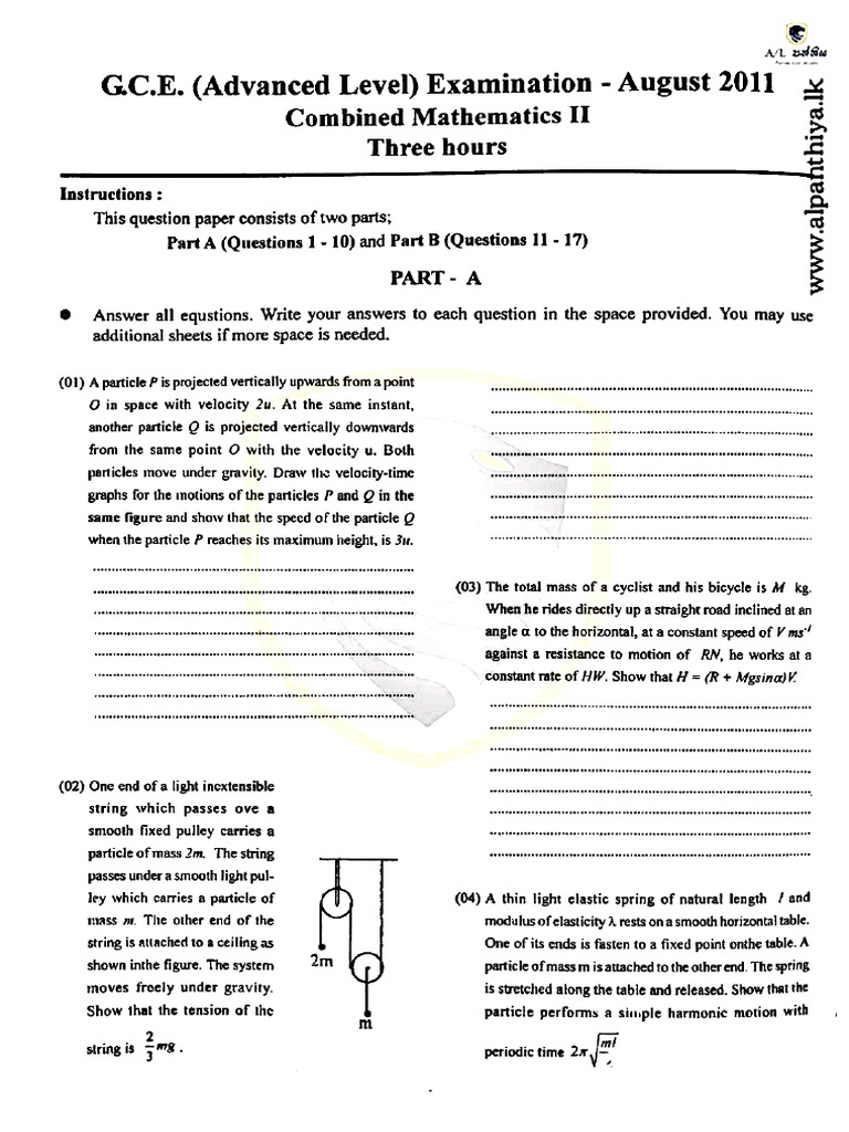 2011 Maths Applied English | PDF