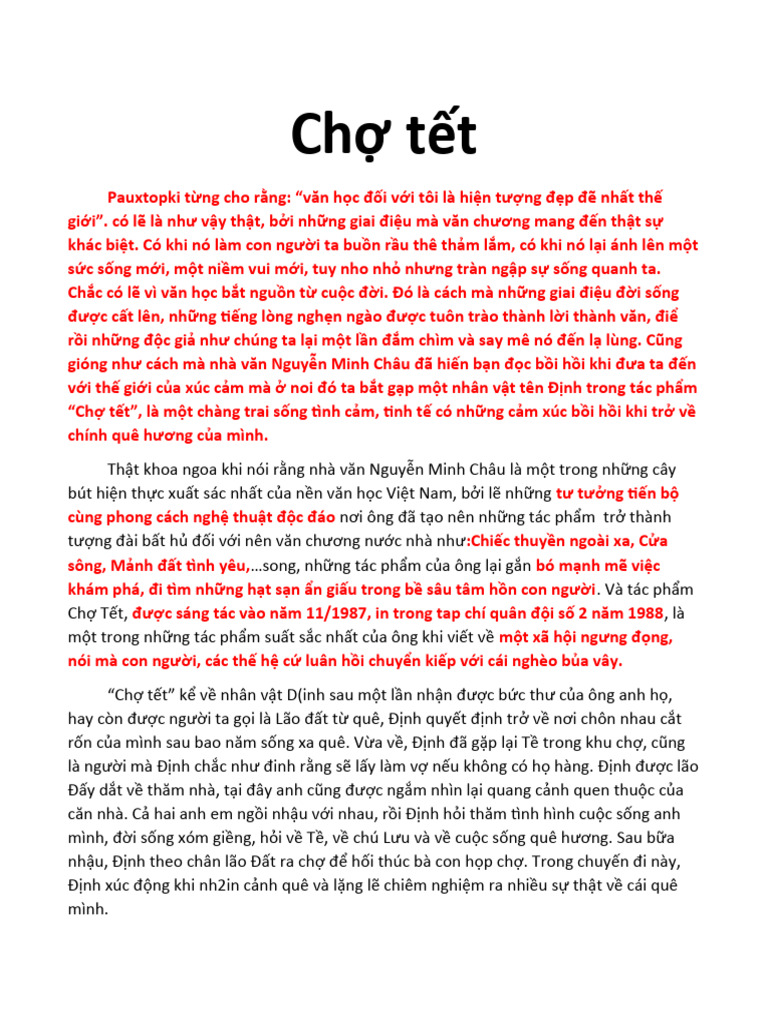 Cho Tet | PDF