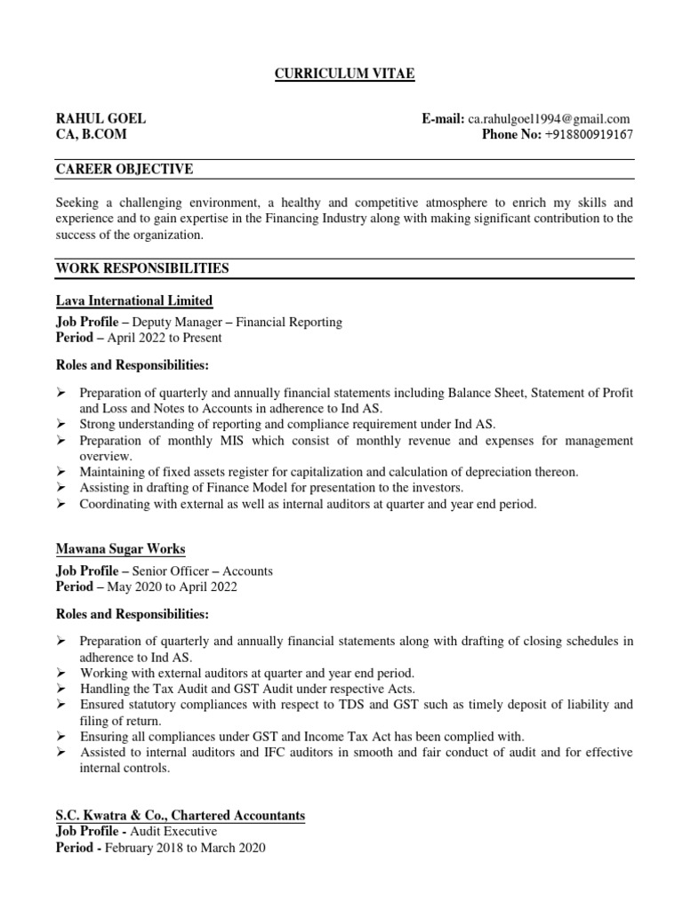 Naukri RahulGoel (5y 0m) | PDF | Audit | Financial Statement