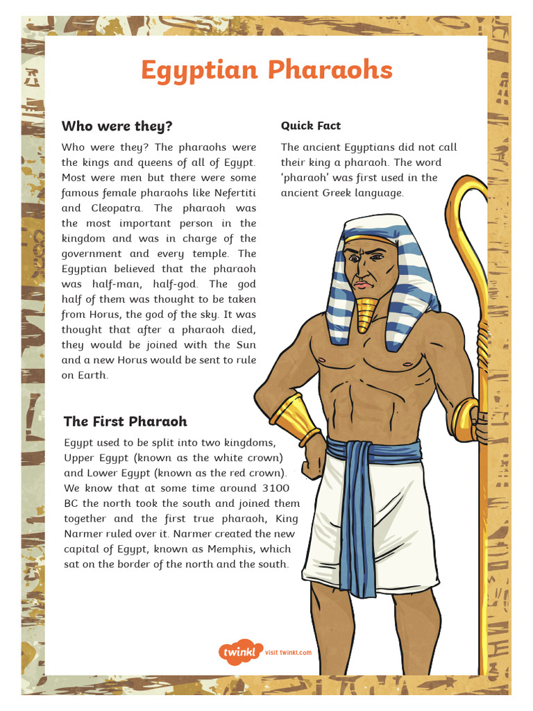 The Ancient Egyptian Pharaohs | PDF