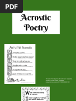 Acrostic Poem for Sofia Edroso | PDF | Language Arts & Discipline