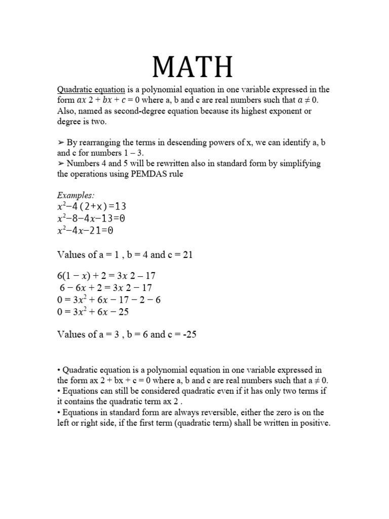 Math 9 | PDF