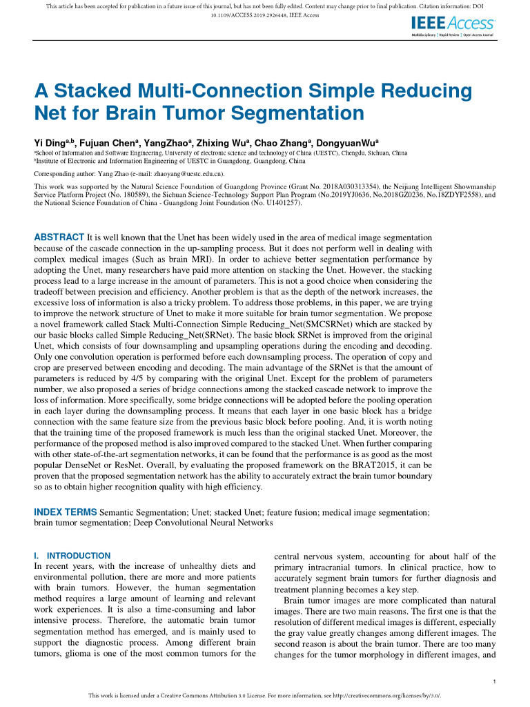 Brain Tumor Segmentation with SMCSRNet | PDF | Image Segmentation ...