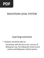 Overview of Malaysian Legal System | PDF