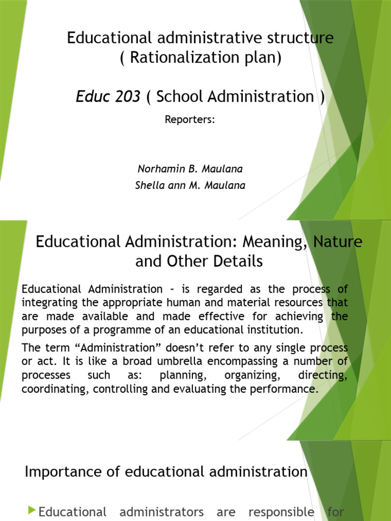 DepEd Rationalization Plan Overview | PDF | Career & Growth | Business