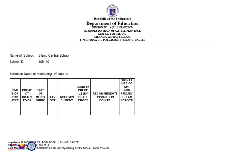 PMR Template | PDF
