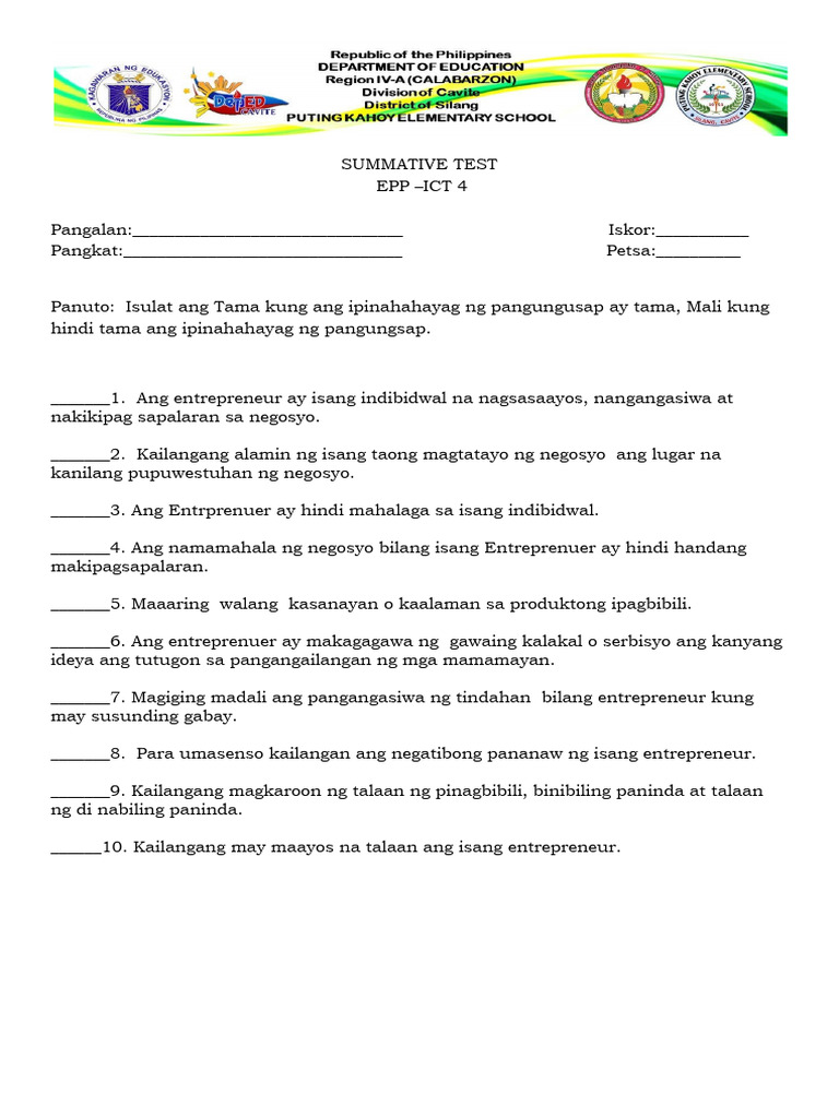 Worksheets in Ict q2 Week 1 3 | PDF