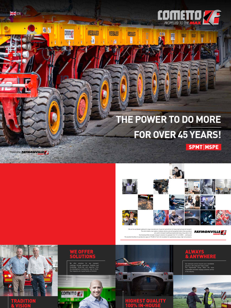 SPMT 696691 - Cometto - Mspe - A4 - en | PDF | Tire | Axle