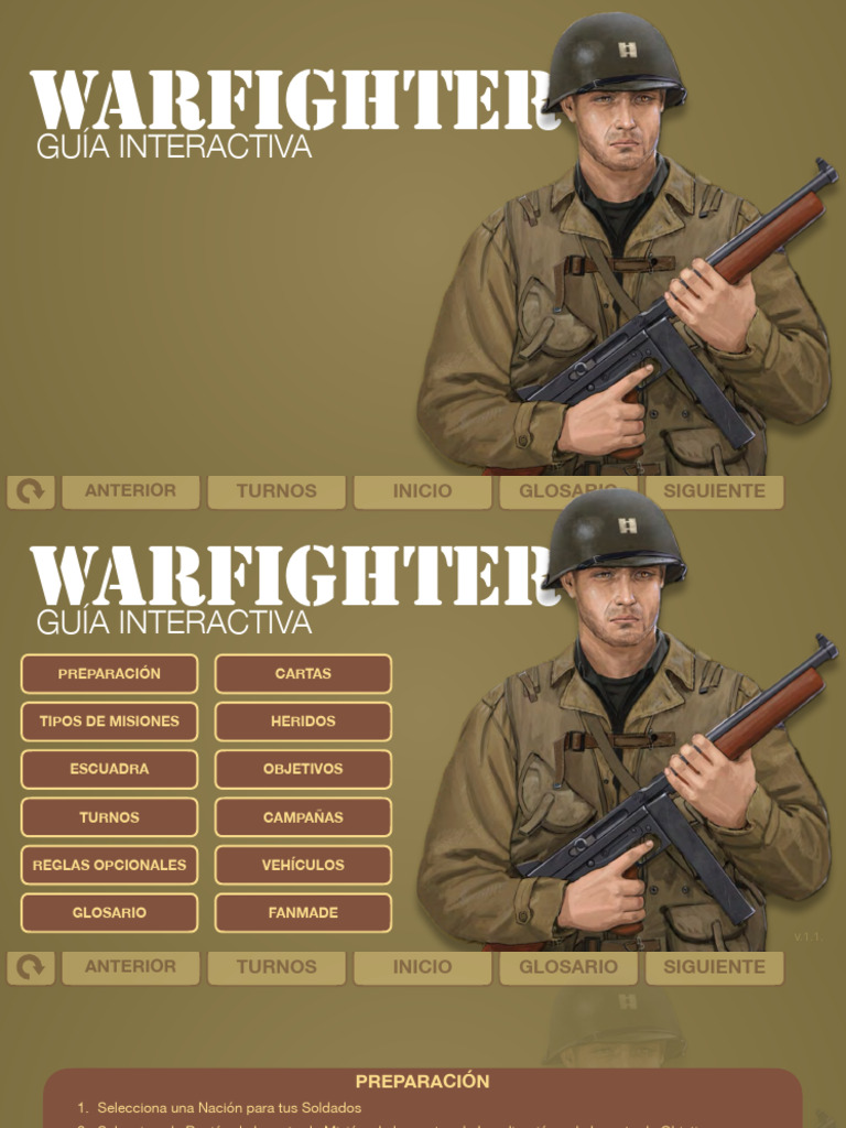 Guía Interactiva de WARFIGHTER | PDF | Fuerzas aerotransportadas | Guerra