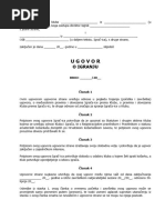 Ugovor o Donaciji Primjer | PDF