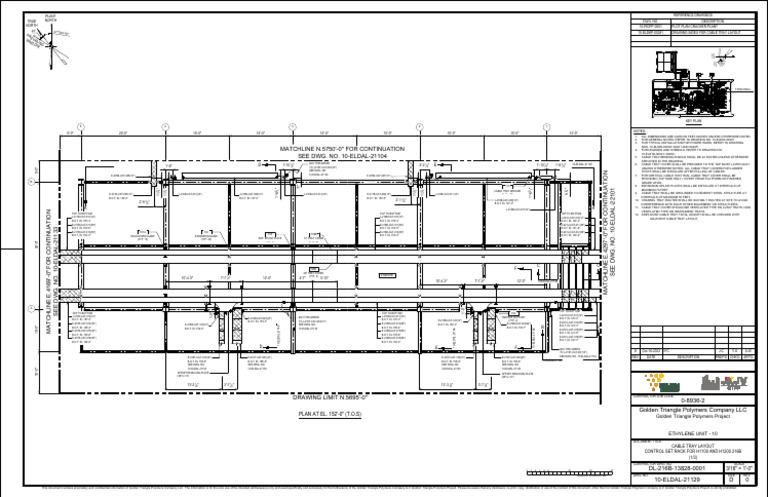 Matchline N.5750'-0" For Continuation SEE DWG. NO. 10-ELDAL-21104 | PDF