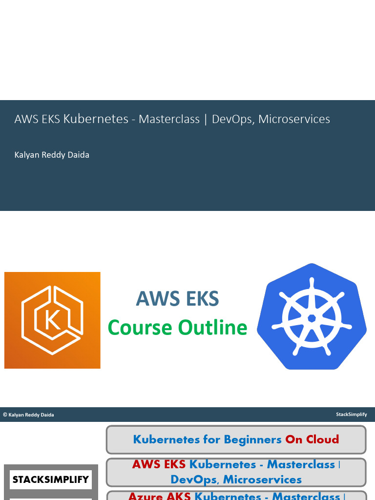 Aws Eks Kubernetes Pdf Computer Cluster Computer Science