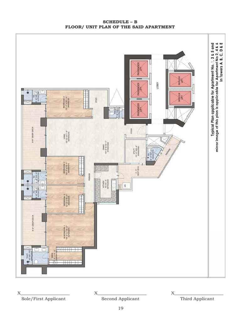 DLF The Arbour 4 BHK Study SQ | PDF | Business