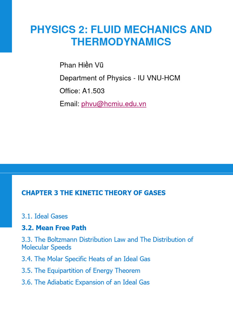 P2 - L5 - Mean Free Path and Vrms | PDF