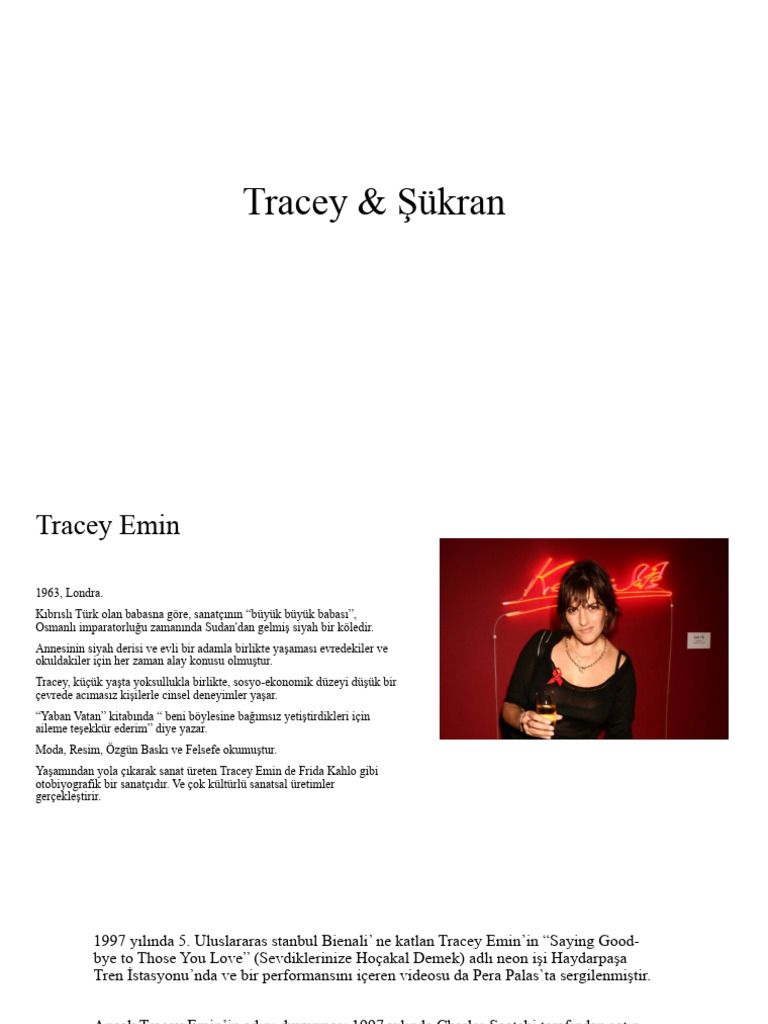 Tracey&şükran (Otomatik Kaydedildi) | PDF