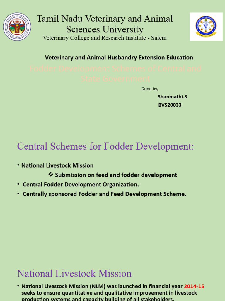 Extension Presentation | PDF | Agriculture | Fodder