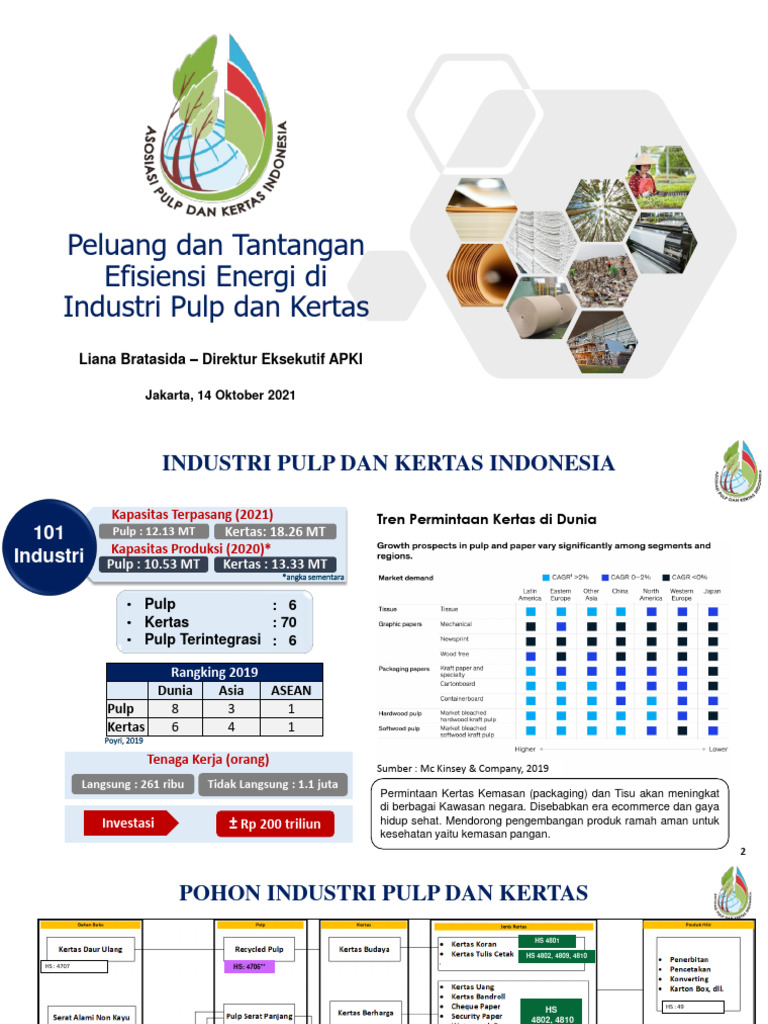 2021-10-14 APKI-Peluang Dan Tantangan Efisiensi Energi Di IPK. Final | PDF