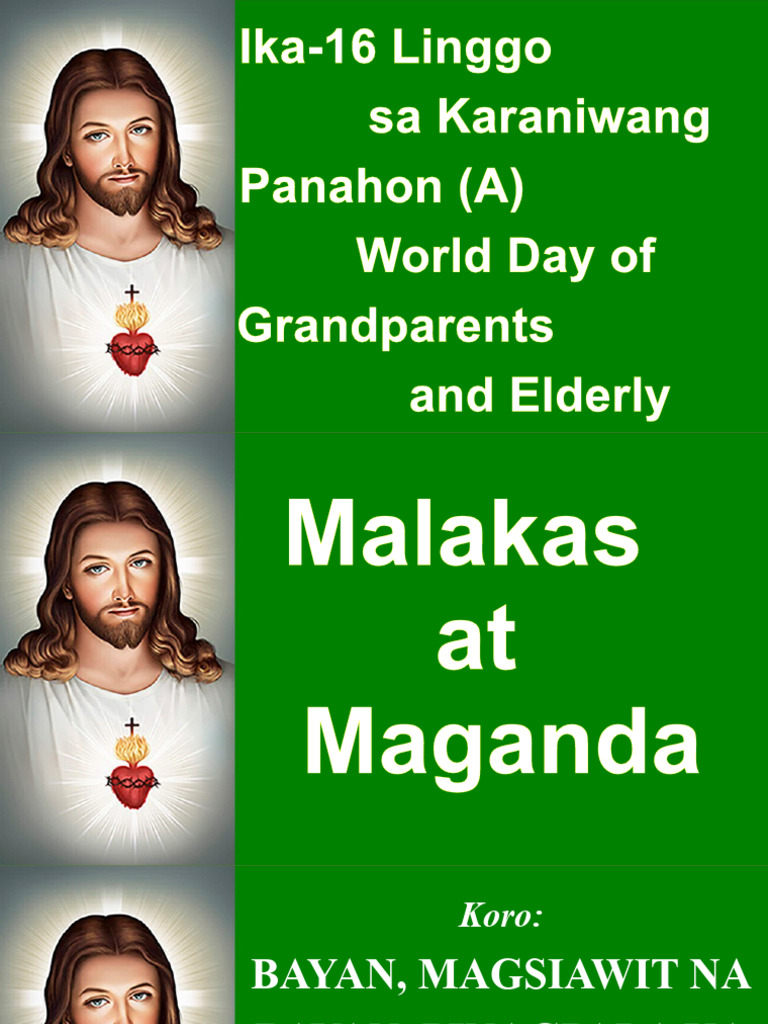 Ika-16 Linggo Sa Karaniwang Panahon (A) July 23, 2023 | PDF