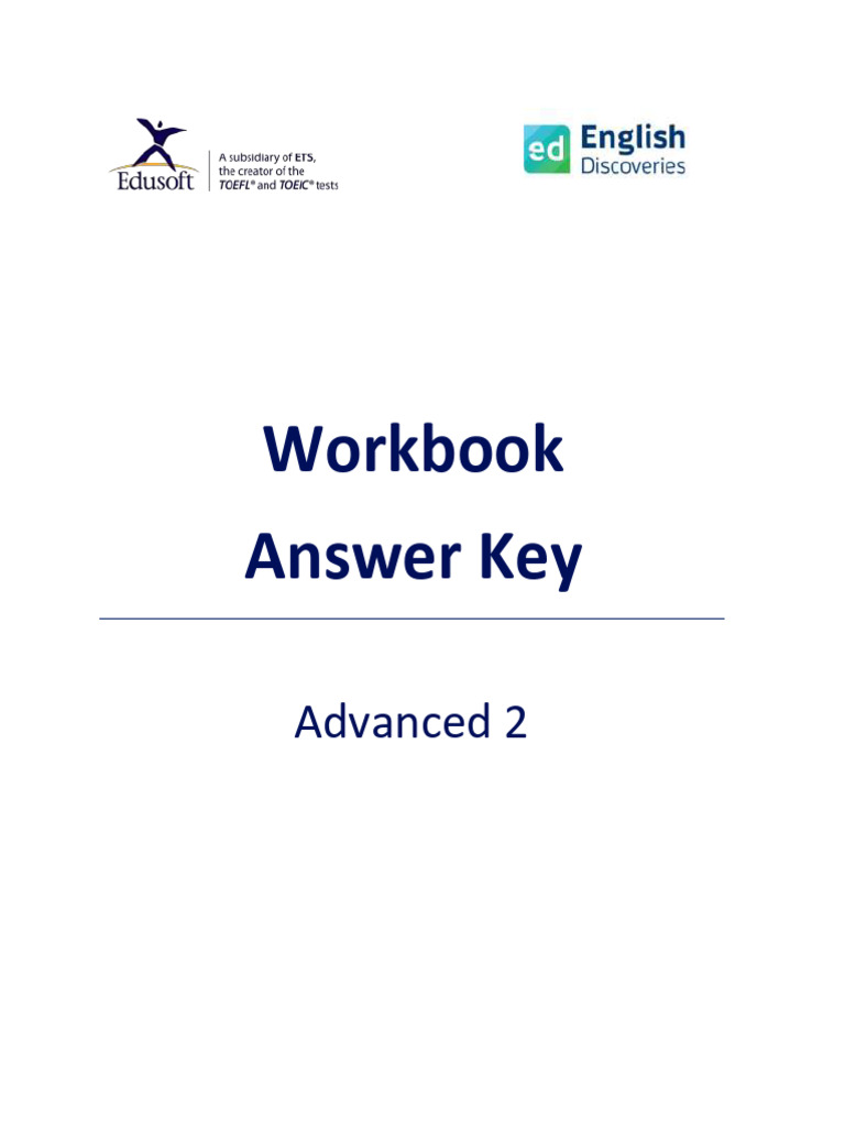 Advanced 2 - Workbook Answer Keys - 8 Units - Final | PDF | God | Faith
