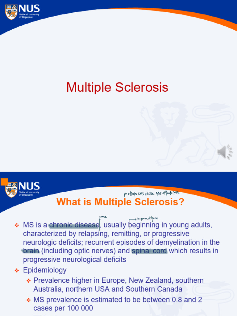 Multiple Sclerosis | PDF