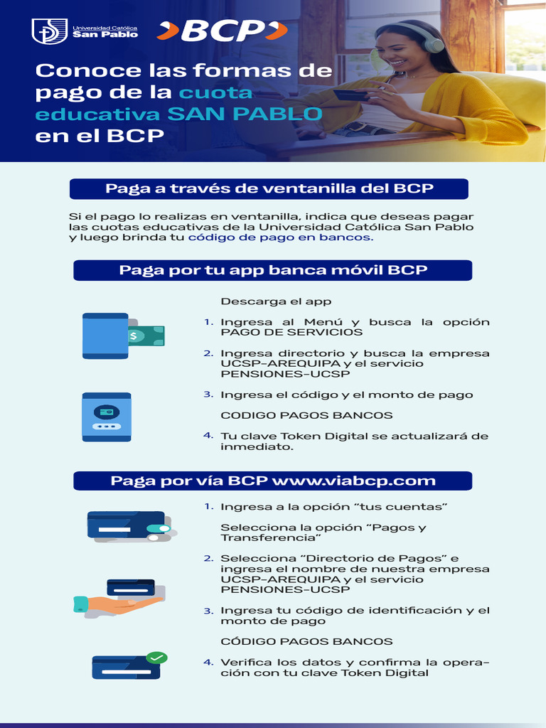 Formas Pago BCP Ucsp | PDF